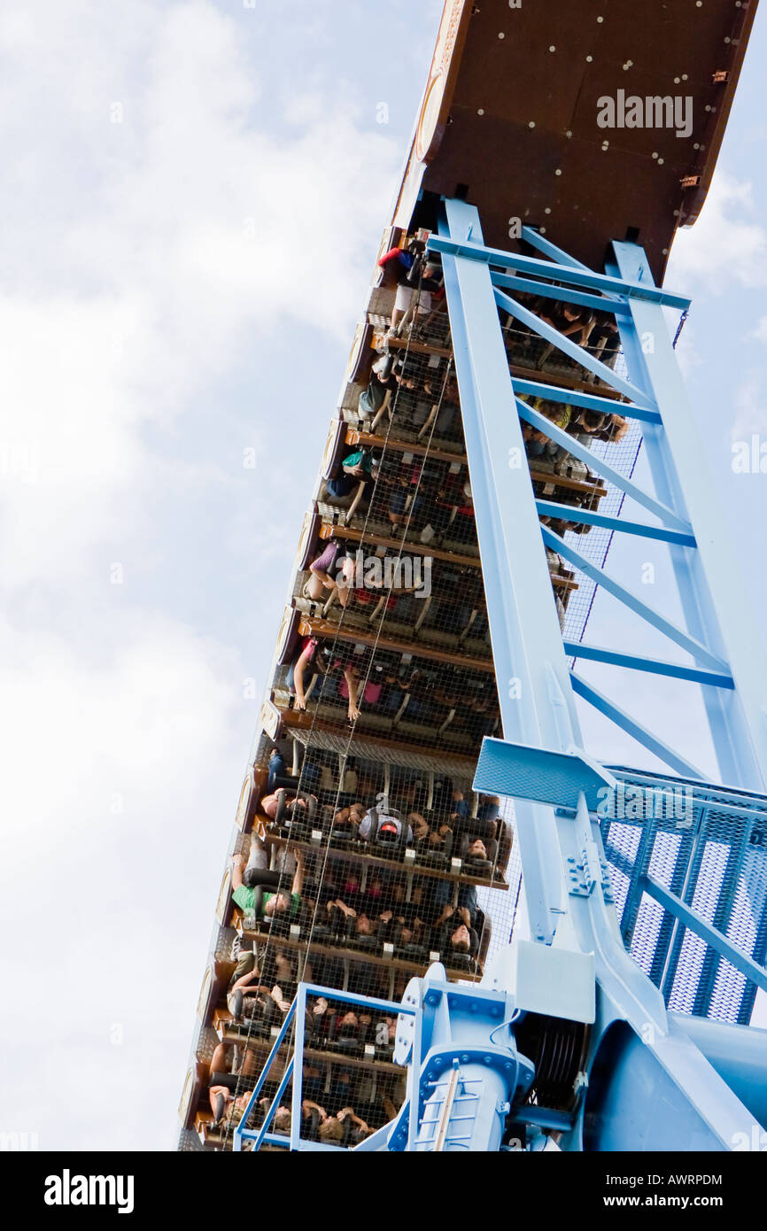 The Phoenix Theme Park Ride at Busch Gardens Florida USA Stock Photo ...