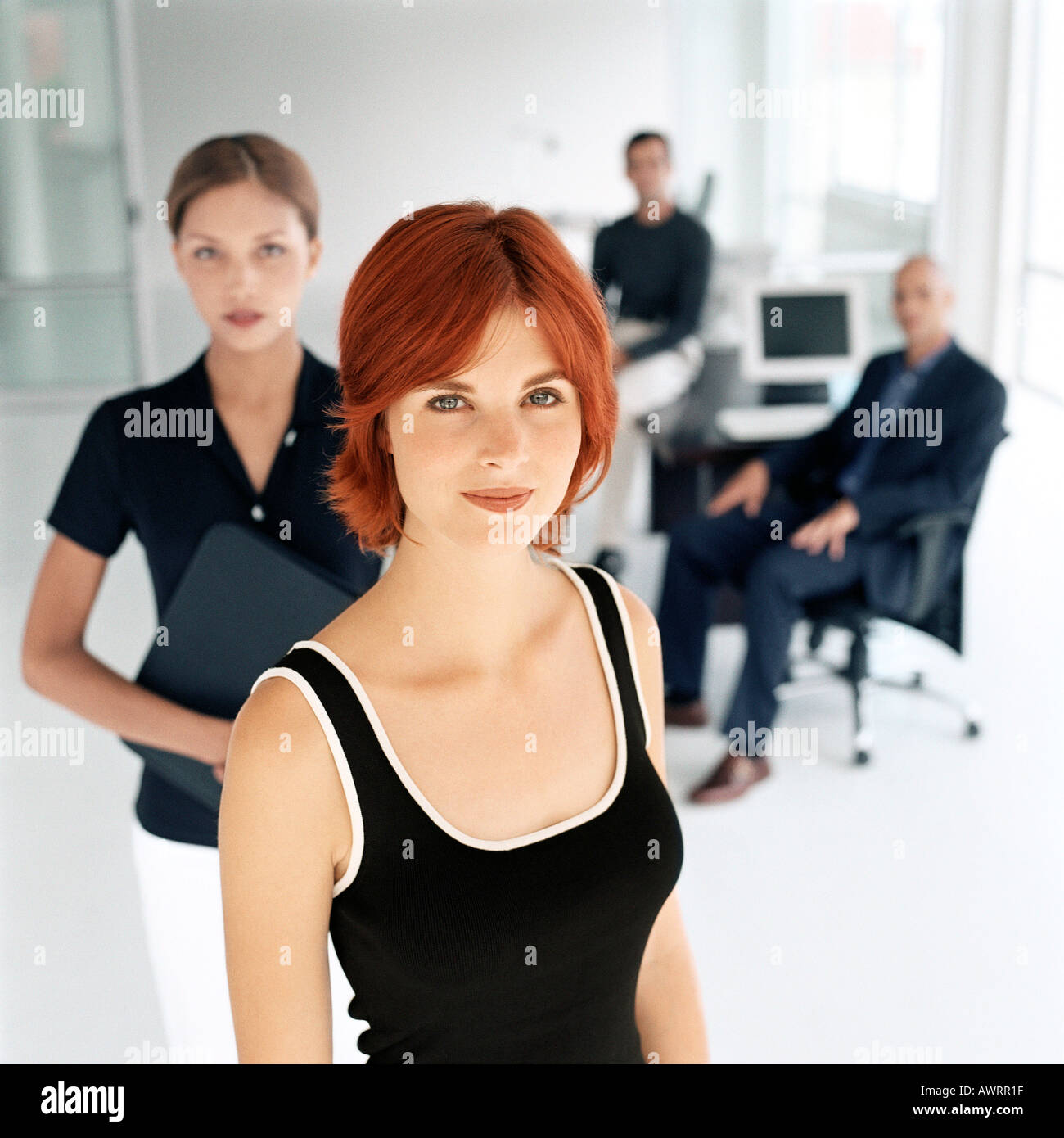 Business people in office, portrait Stock Photo - Alamy