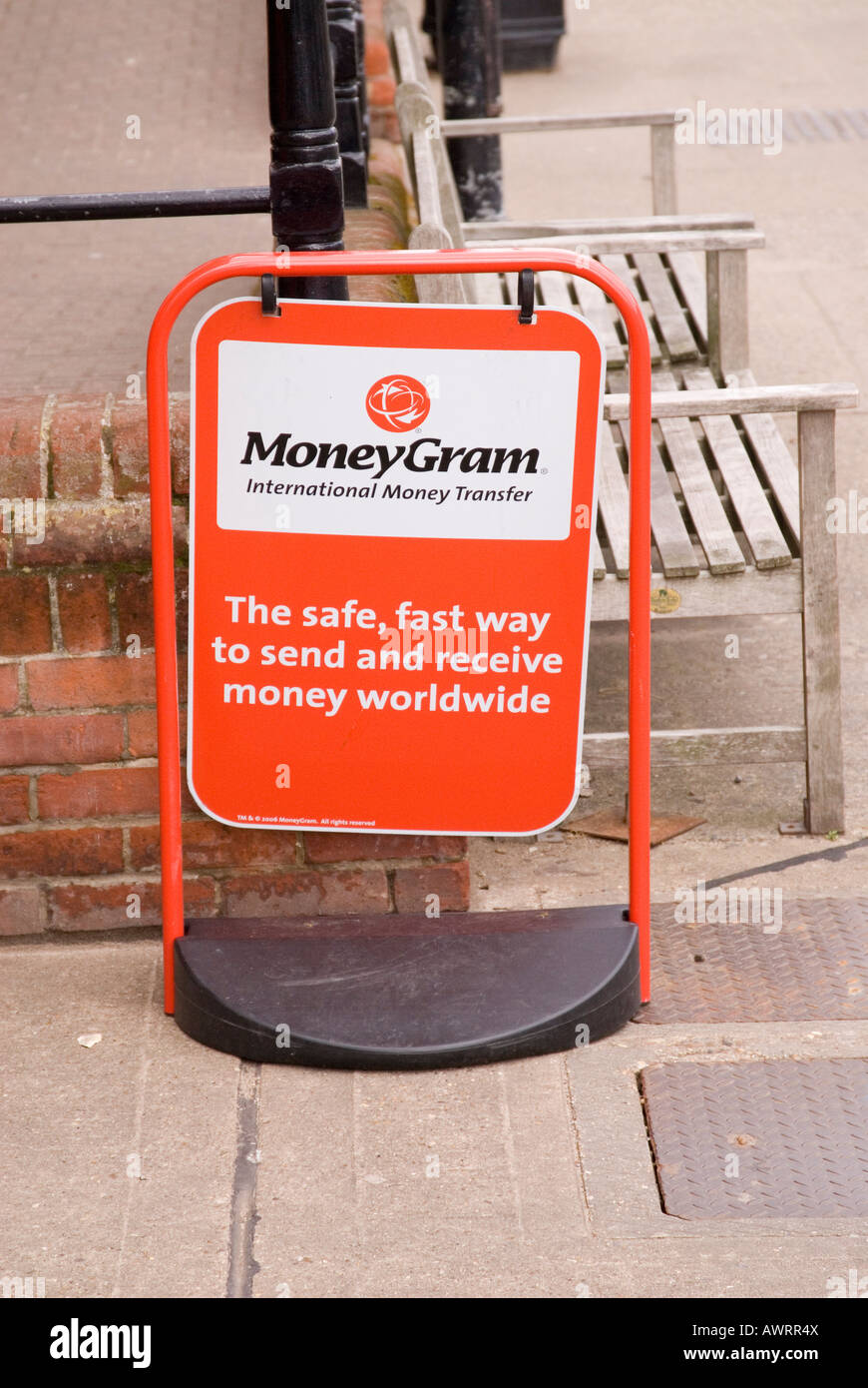 Moneygram Sign in the uk Stock Photo - Alamy