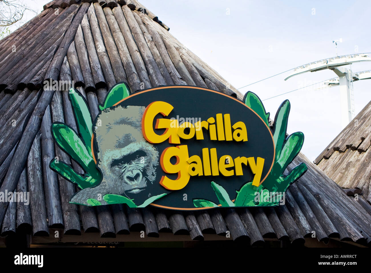 Gorilla Gallery Sign Stock Photo - Alamy