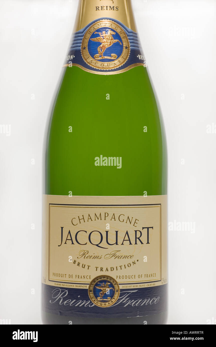 A bottle of French Champagne Stock Photo - Alamy