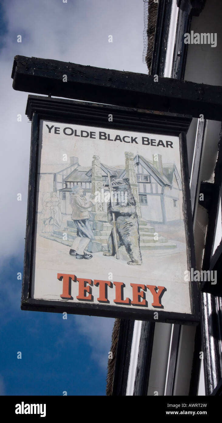 Tetley Pub Sign High Resolution Stock Photography and Images - Alamy