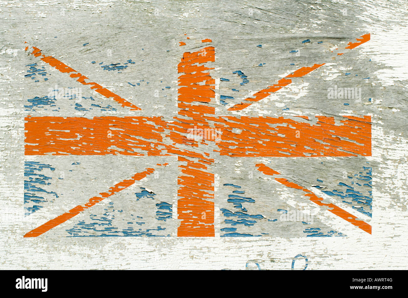 Faded union jack flag hi-res stock photography and images - Alamy
