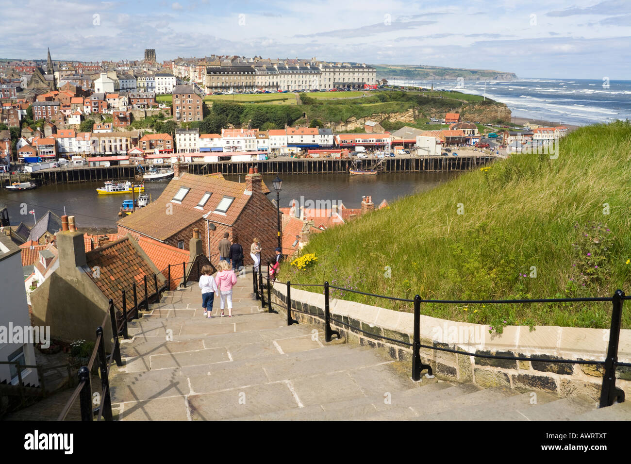 Abbey Steps, Whitby, North Yorkshire Stock Photo - Alamy