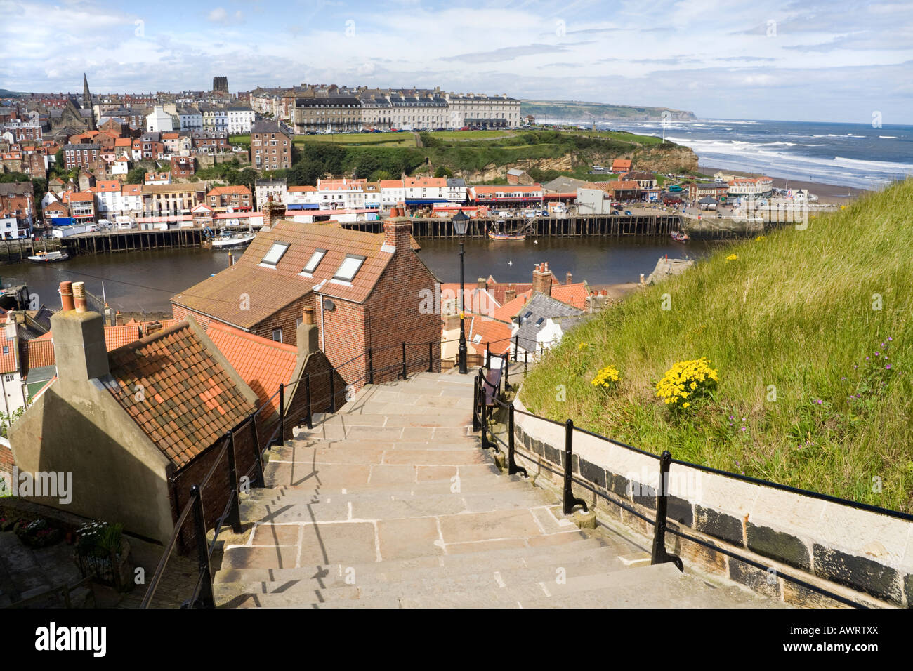 Abbey Steps, Whitby, North Yorkshire Stock Photo - Alamy