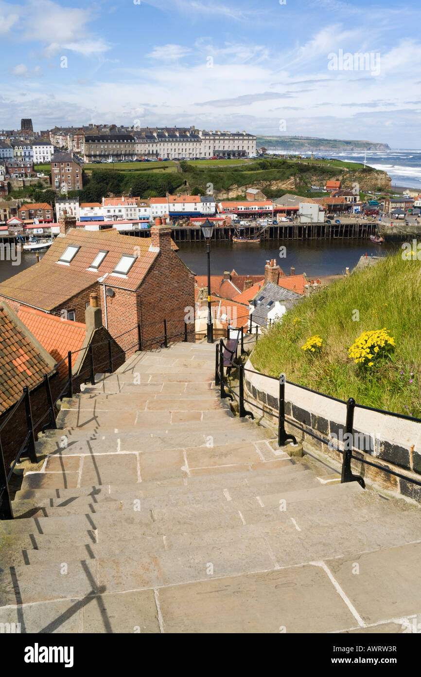 Abbey Steps, Whitby, North Yorkshire Stock Photo - Alamy