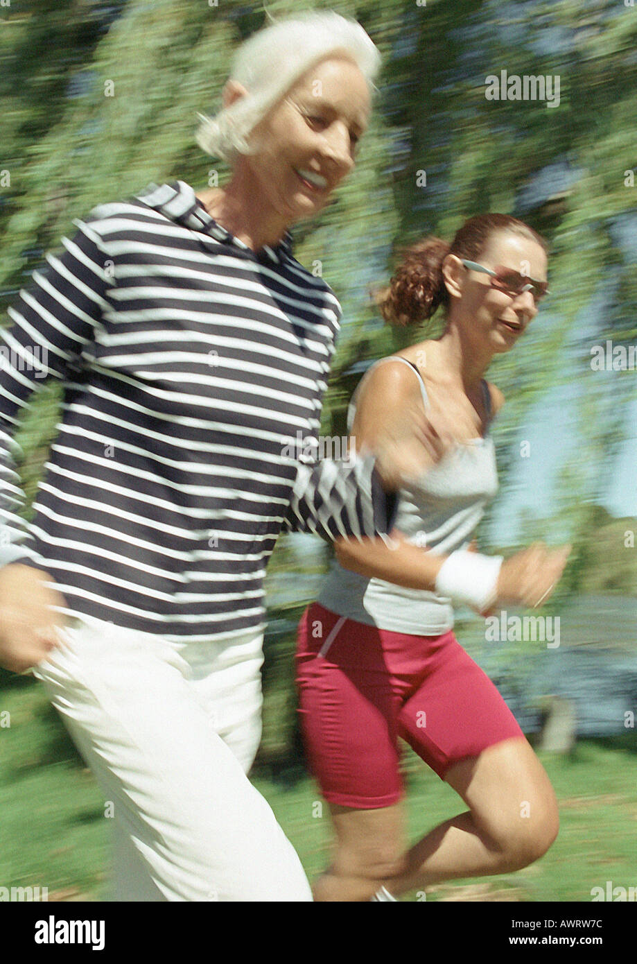 Elderly lady running race hi-res stock photography and images - Alamy