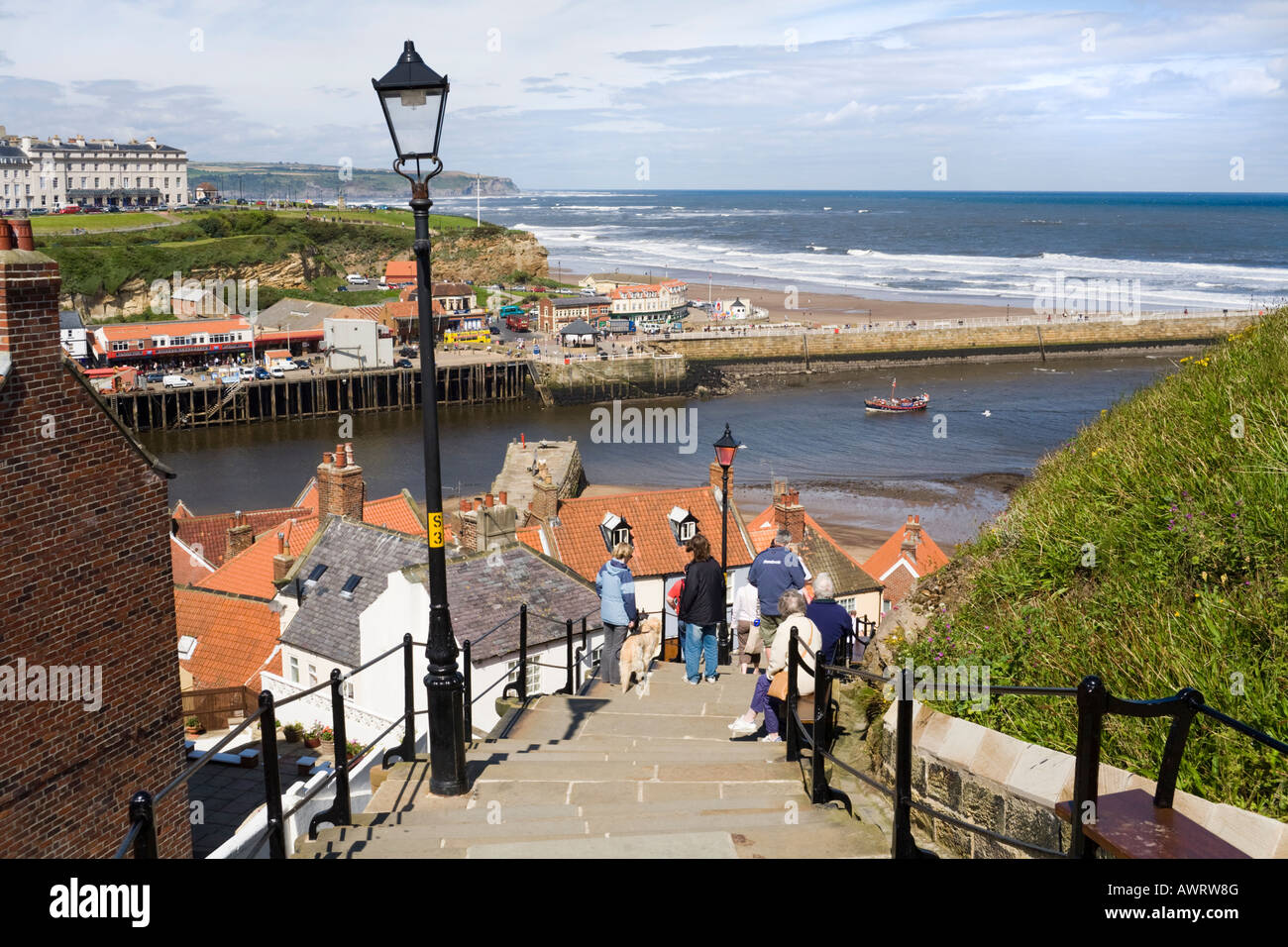 Abbey Steps, Whitby, North Yorkshire UK Stock Photo - Alamy