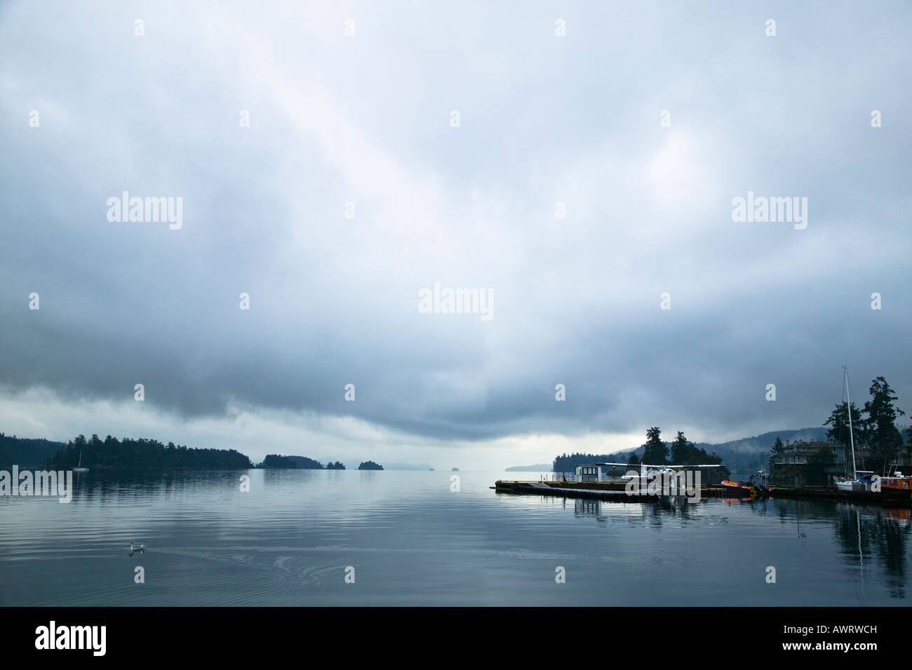 Ganges Harbour Salt Spring Island, BC, Canada Stock Photo - Alamy