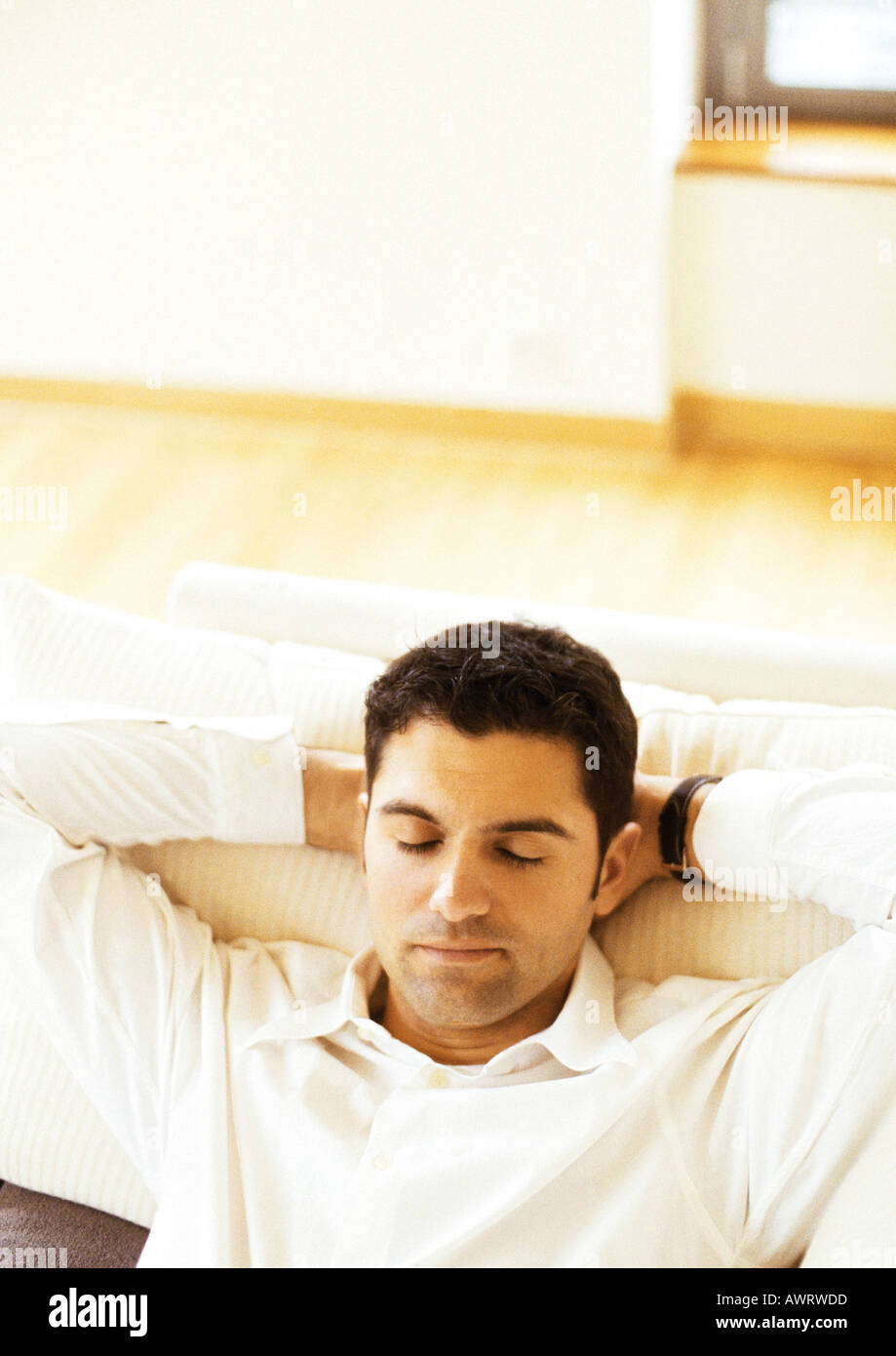 Serene individual sits peacefully hi-res stock photography and images ...