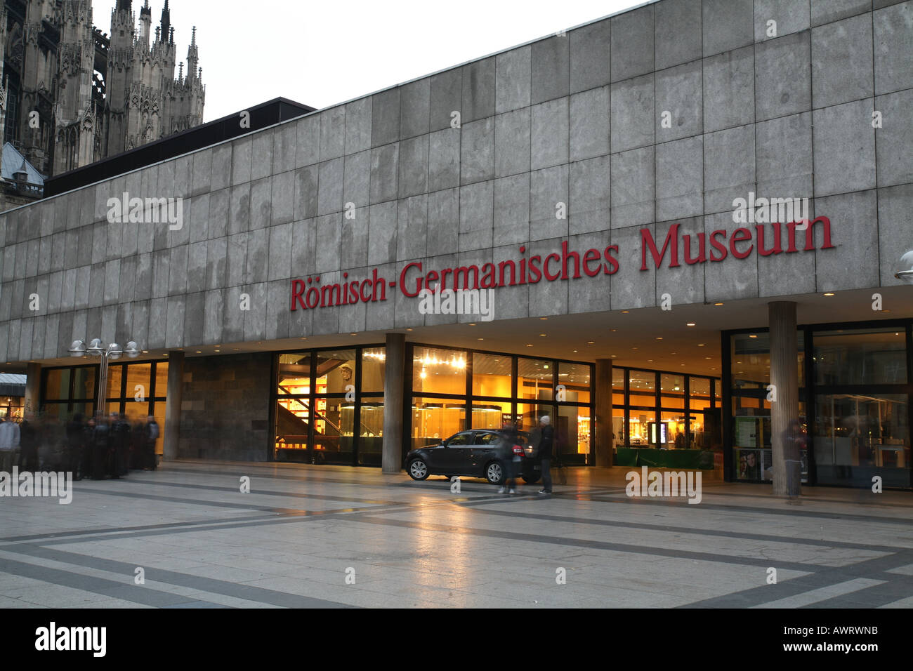 Roman-German museum with its entry to the cathedral square, Cologne ...