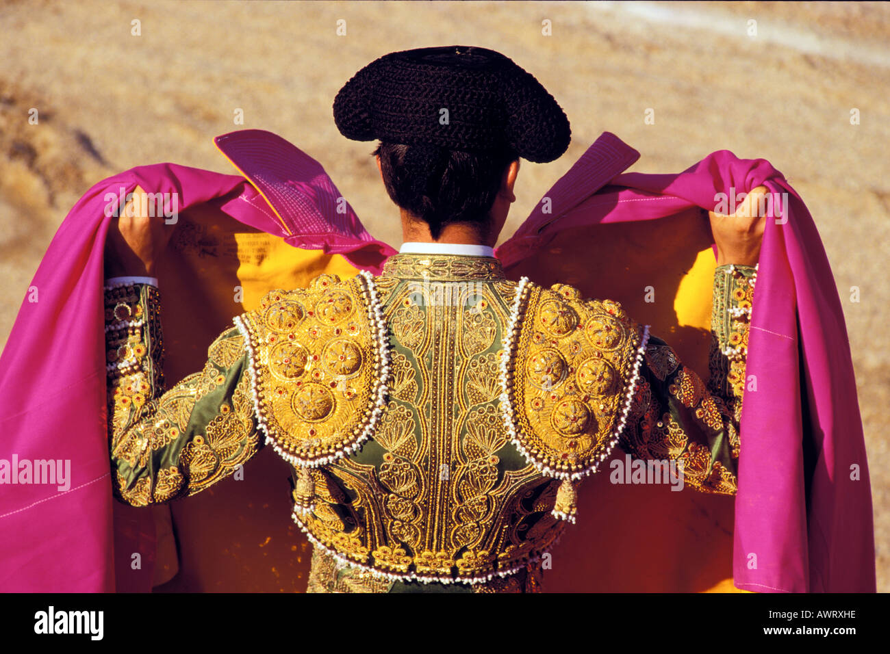 Torero , bullfighting arena of Las Ventas , Torero in costume Traje de ...