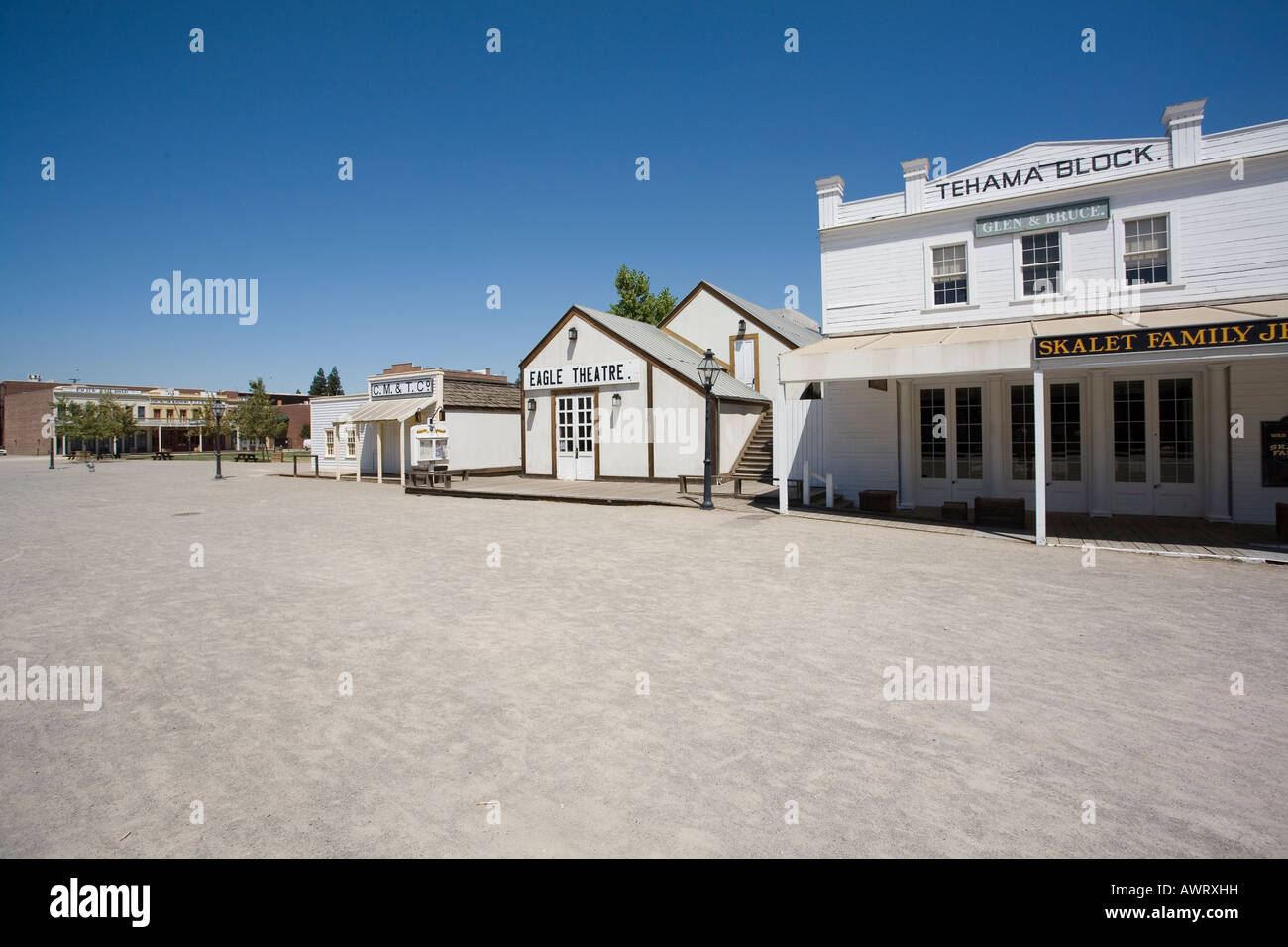 Old Town Sacramento Stock Photo - Alamy