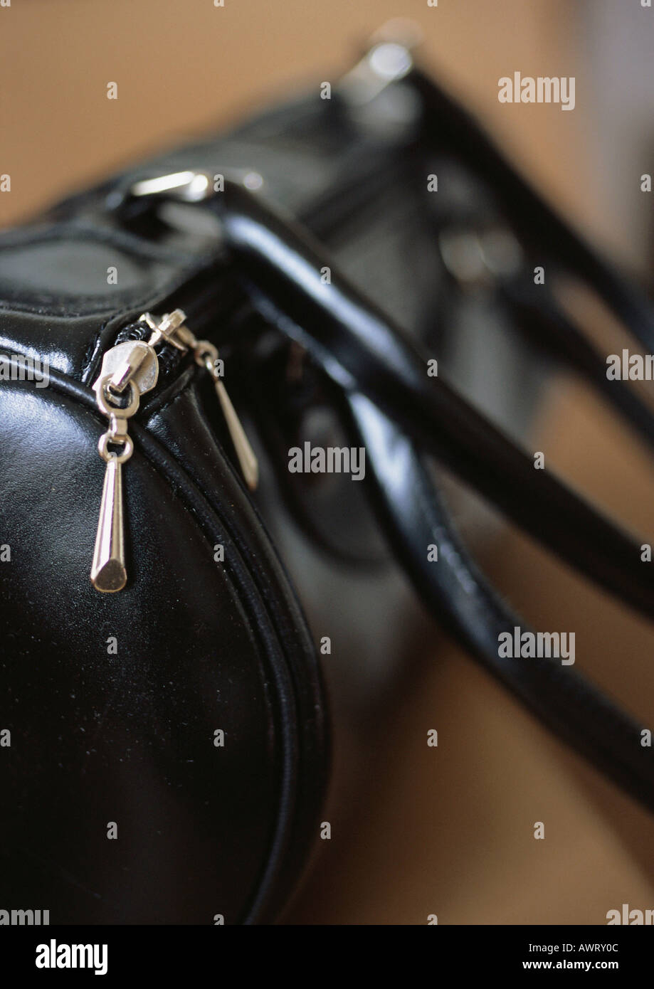 Leather purse, close-up Stock Photo - Alamy