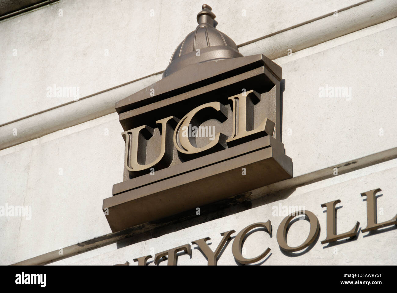UCL University College London sign Stock Photo - Alamy