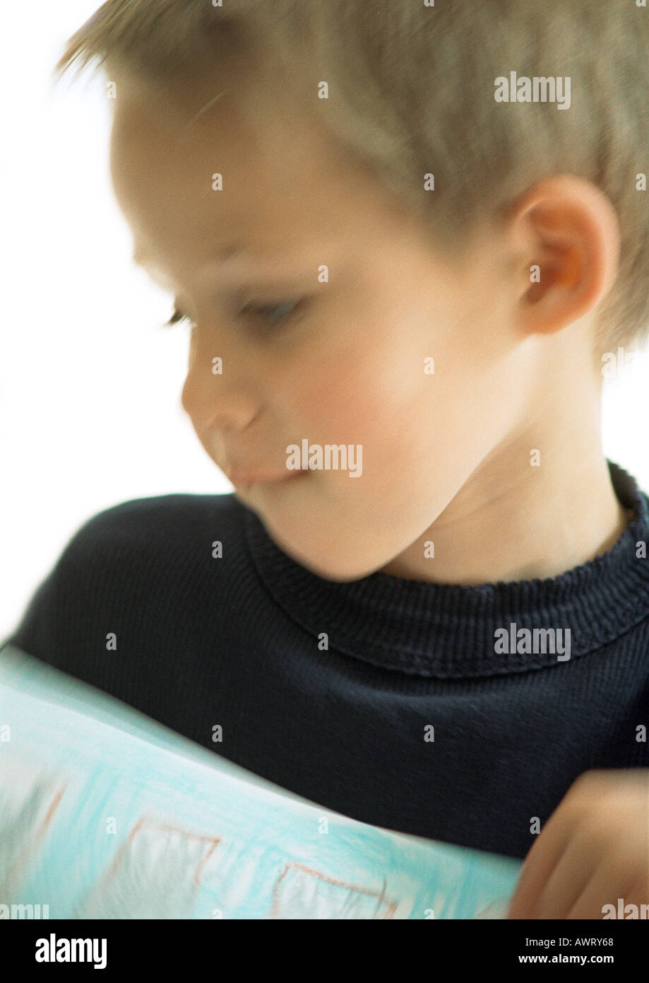 Child's face, close-up, blurred Stock Photo - Alamy