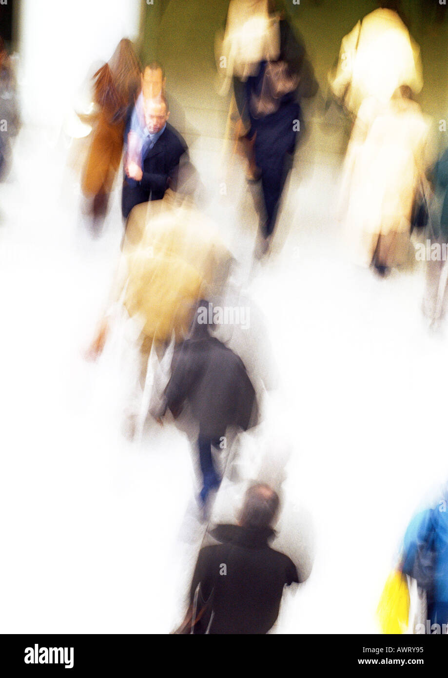 Crowd of people, blurred Stock Photo - Alamy