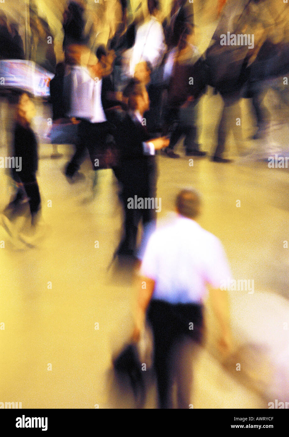 Crowd of people, blurred Stock Photo - Alamy
