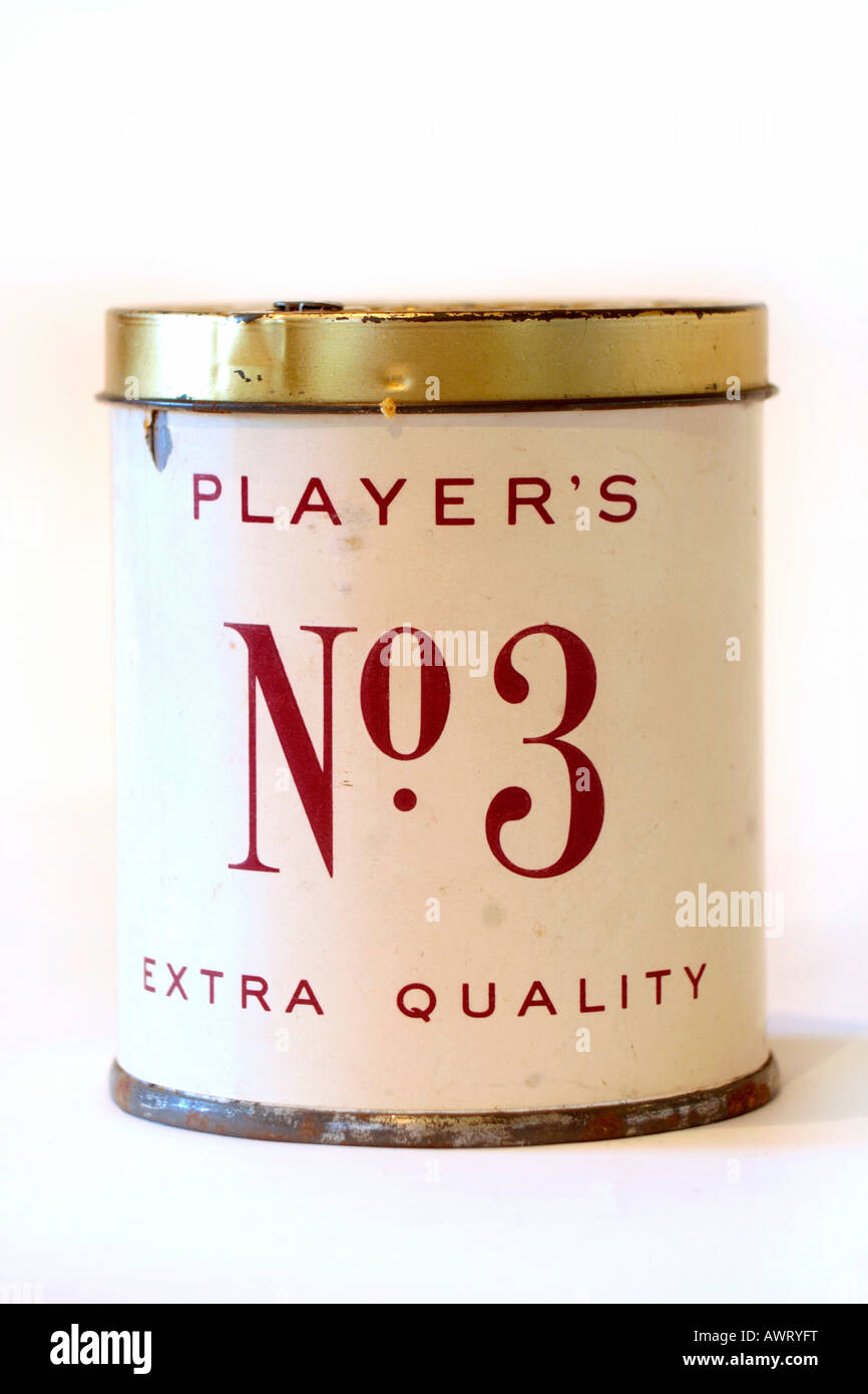 Players no.3 Cigarette tin (50 Stock Photo - Alamy