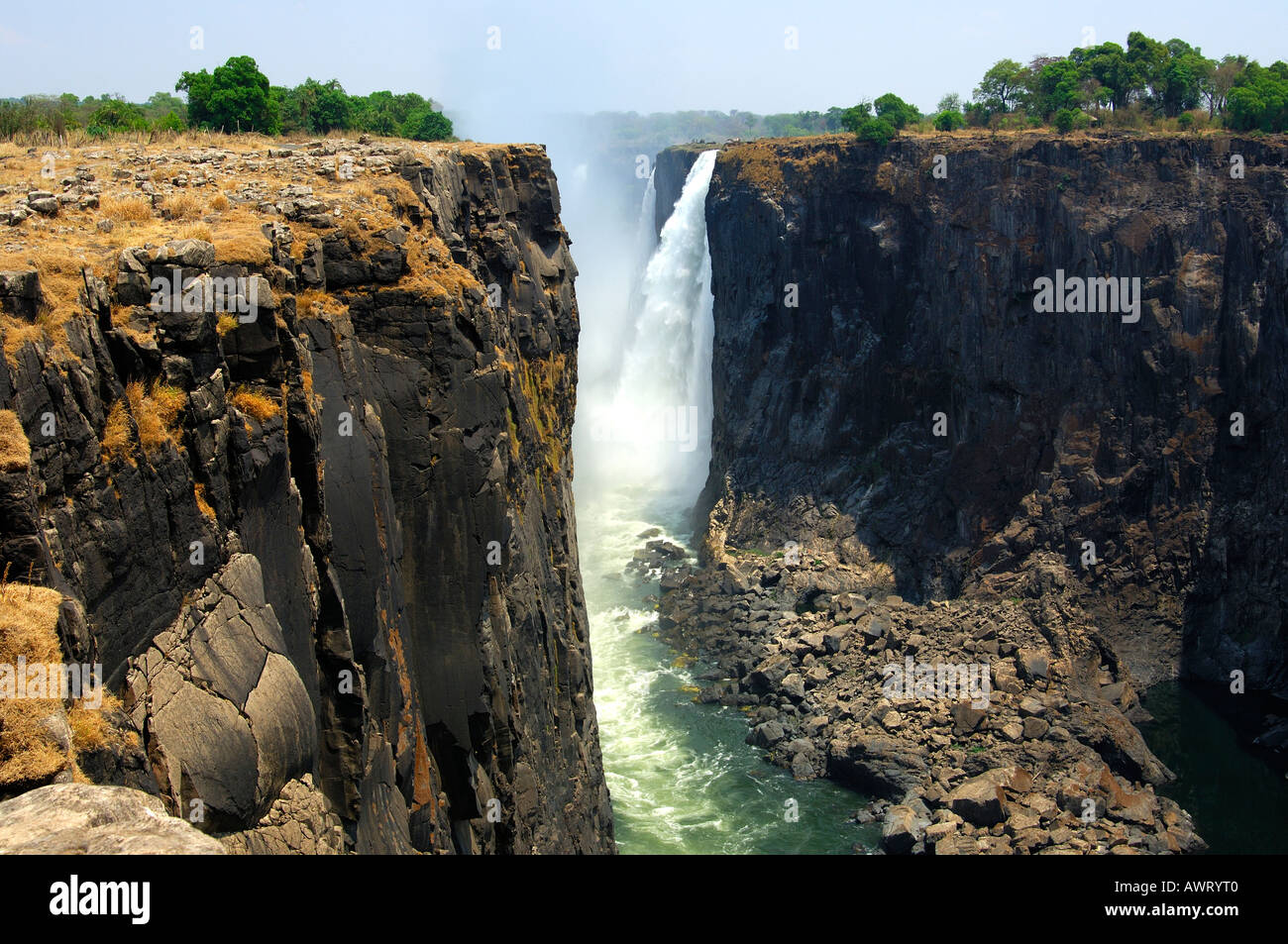 Victoria Waterfalls, Victoria Falls, Zimbabwe Stock Photo - Alamy