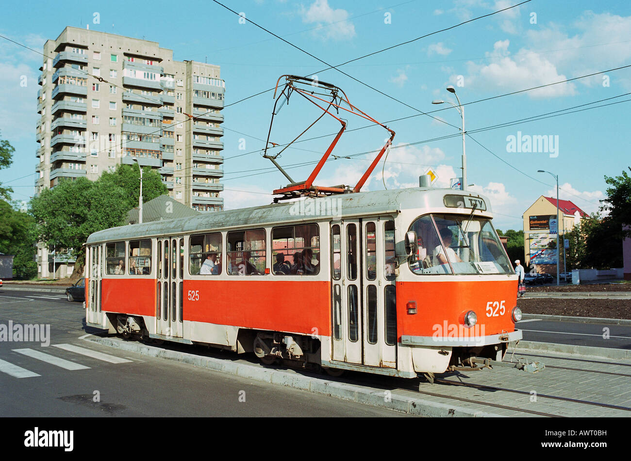 Russian tramway hi-res stock photography and images - Alamy