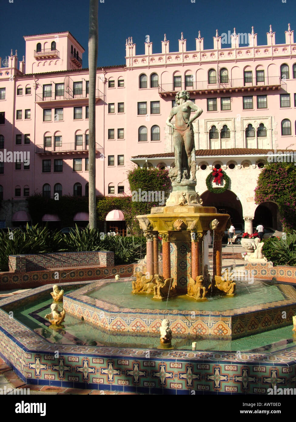 Florida boca raton resort and club fountain hi-res stock photography ...