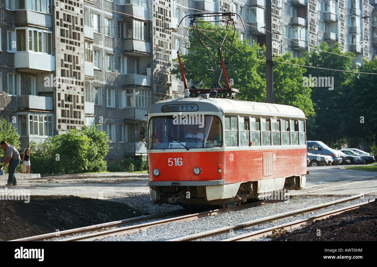Tram in Kaliningrad, Russia Stock Photo - Alamy