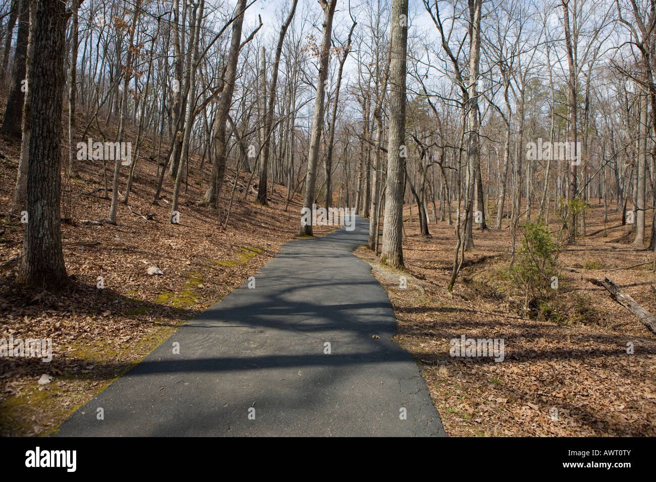 The Battlefield Trail at Kings Mountain National Military Park near ...