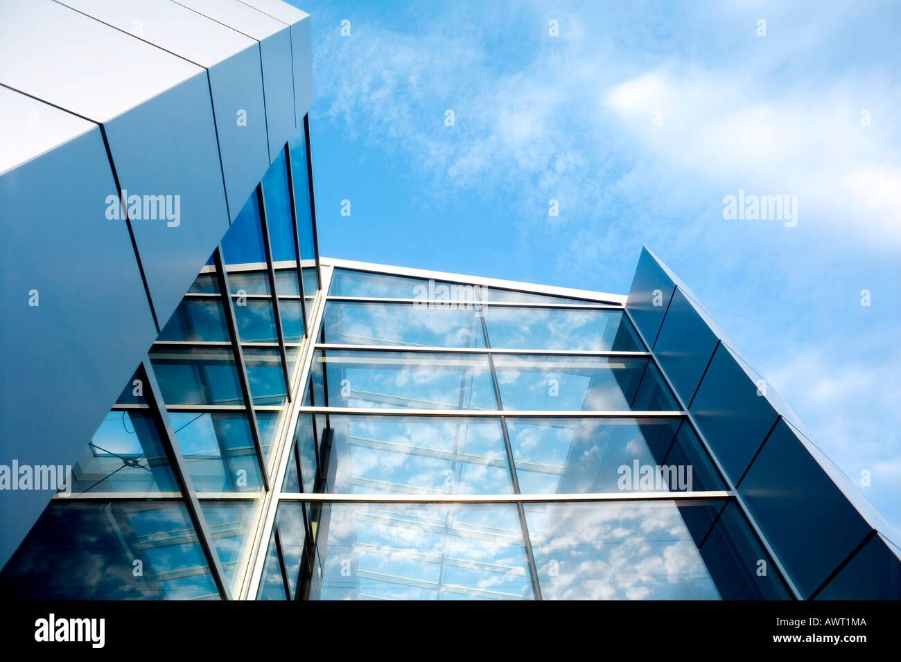Glass and metal storefront Stock Photo - Alamy