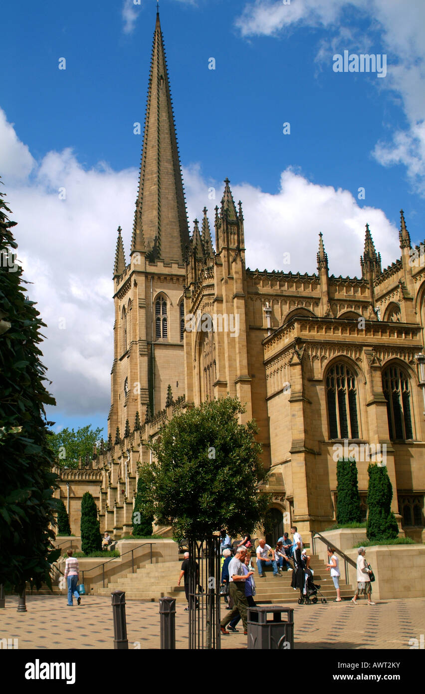 The Cathedral Wakefield City Centre West Yorkshire Stock Photo - Alamy
