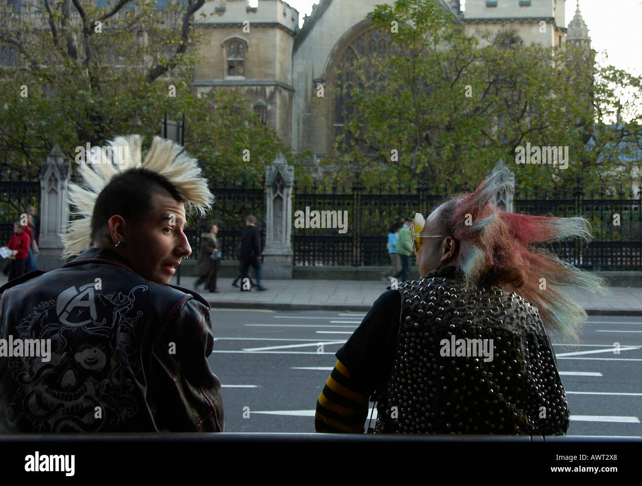 Two punks hi-res stock photography and images - Alamy