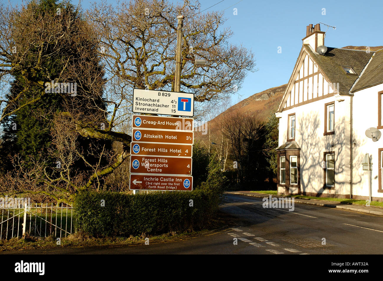 Aberfoyle village hi-res stock photography and images - Alamy
