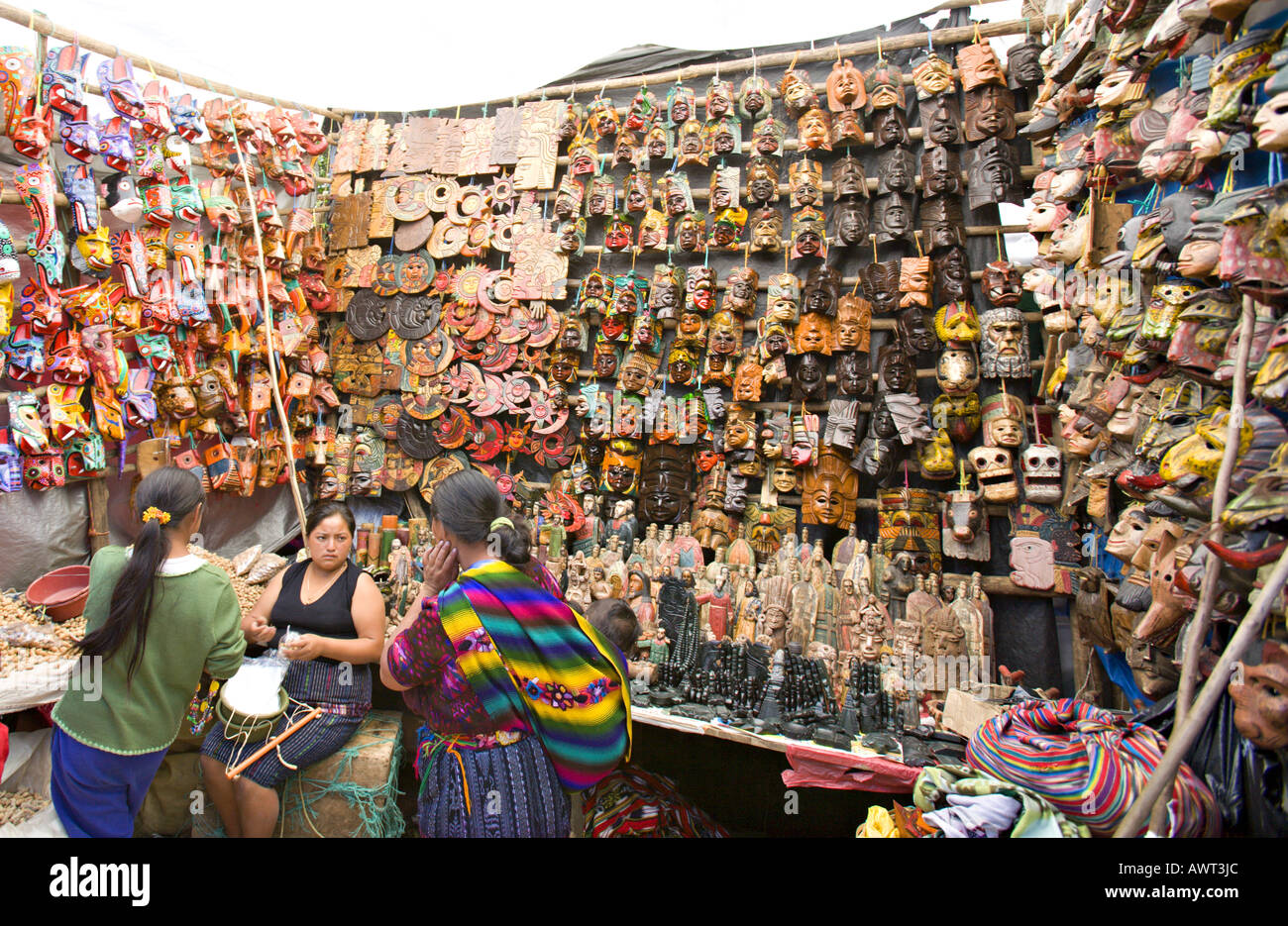 GUATEMALA CHICHICASTENANGO The largest indigenous market in Guatemala ...