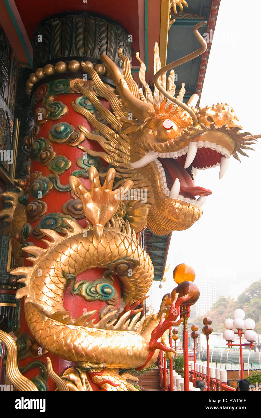 dh Jumbo Kingdom restaurant ABERDEEN HONG KONG Chinese Golden dragon on ...