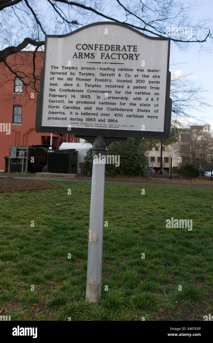 NC-GC001 Confederate Arms Factory Stock Photo - Alamy