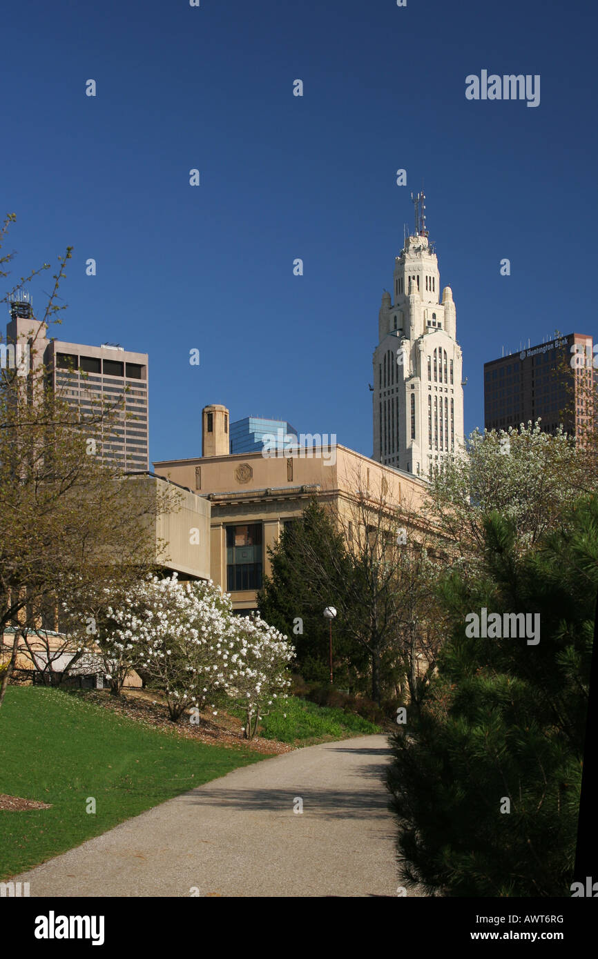 Sidewalk Path Columbus Ohio Stock Photo - Alamy