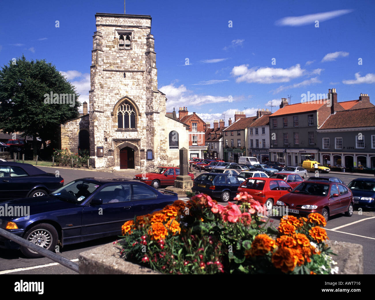 Malton Town Centre North Yorkshire England Stock Photo - Alamy