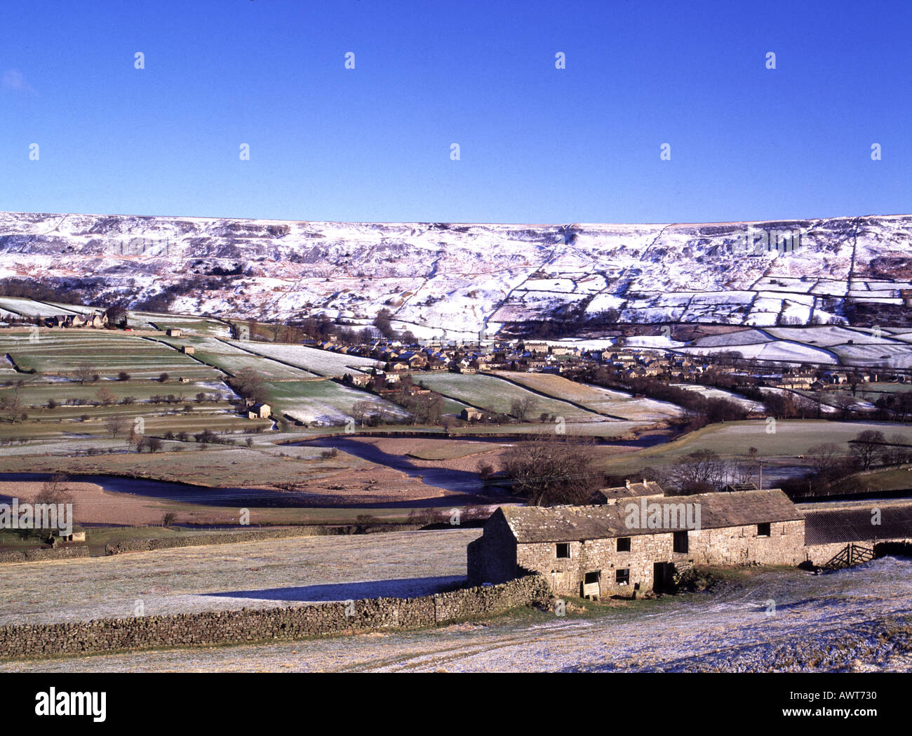 Swaledale Reeth Winter Stock Photos & Swaledale Reeth Winter Stock ...