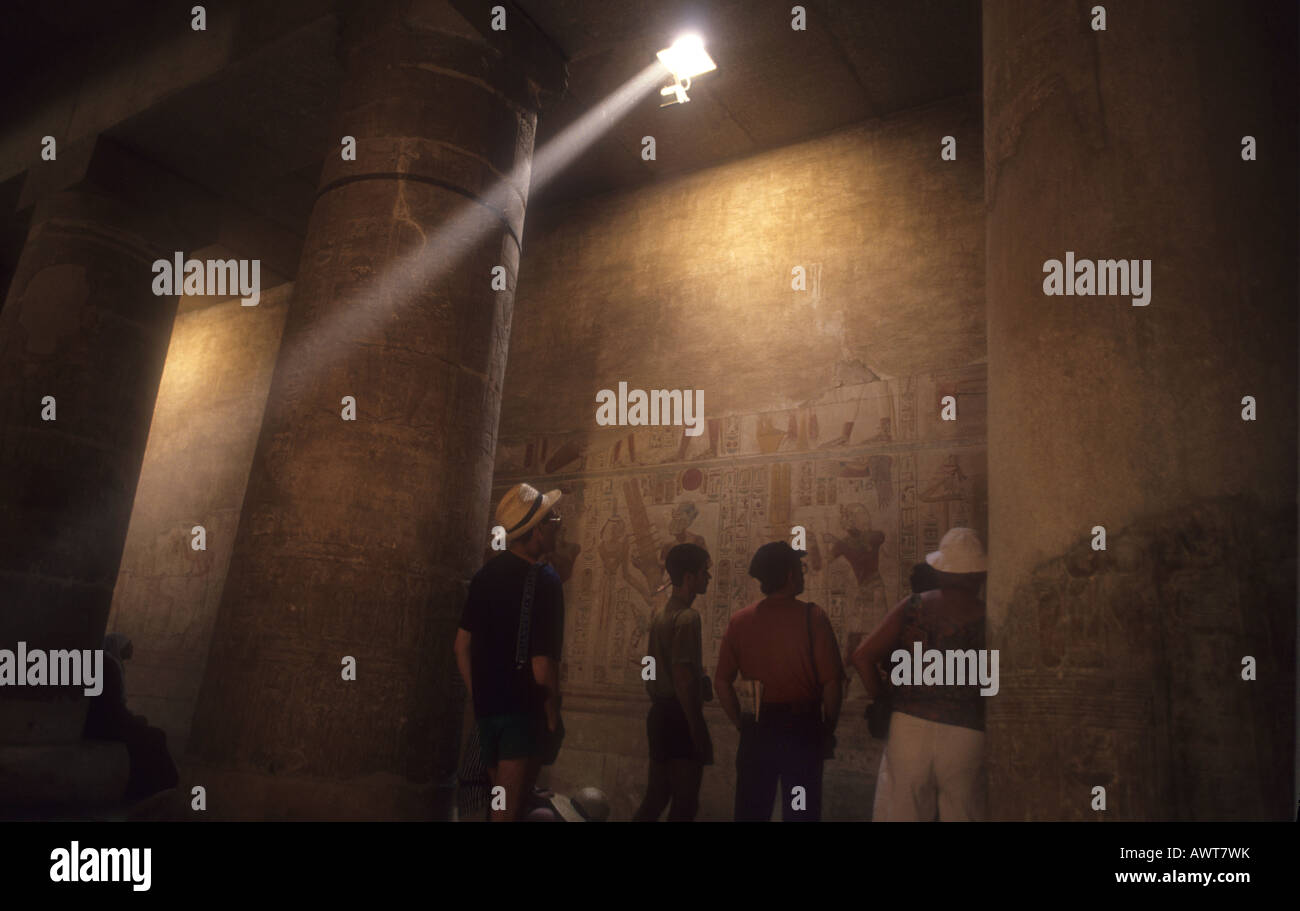 Inside The Ancient Egyptain Temple Of Abydos Stock Photo - Alamy