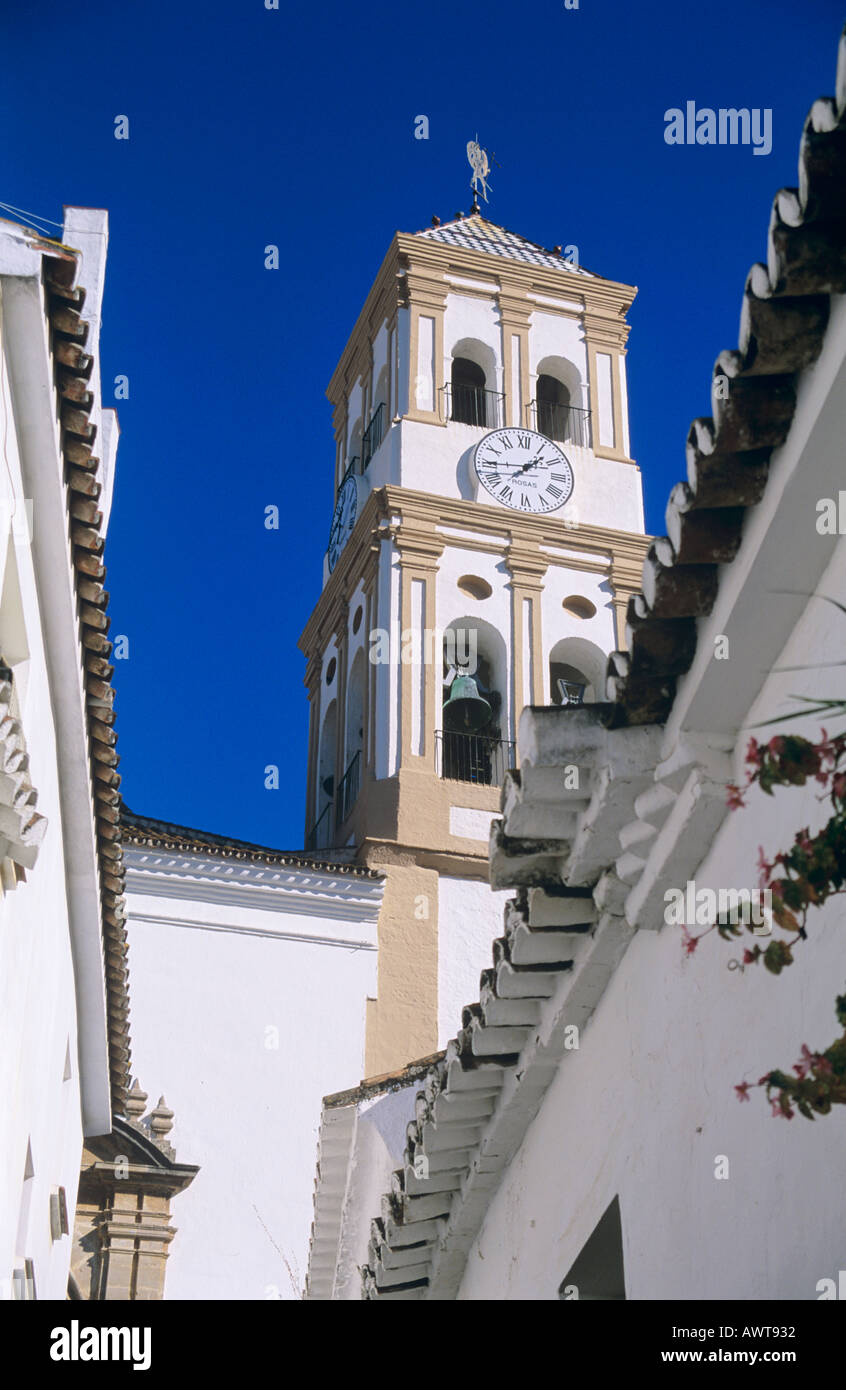 Marbella, Encarnation Church in the old town of Marbella, Costa del Sol ...