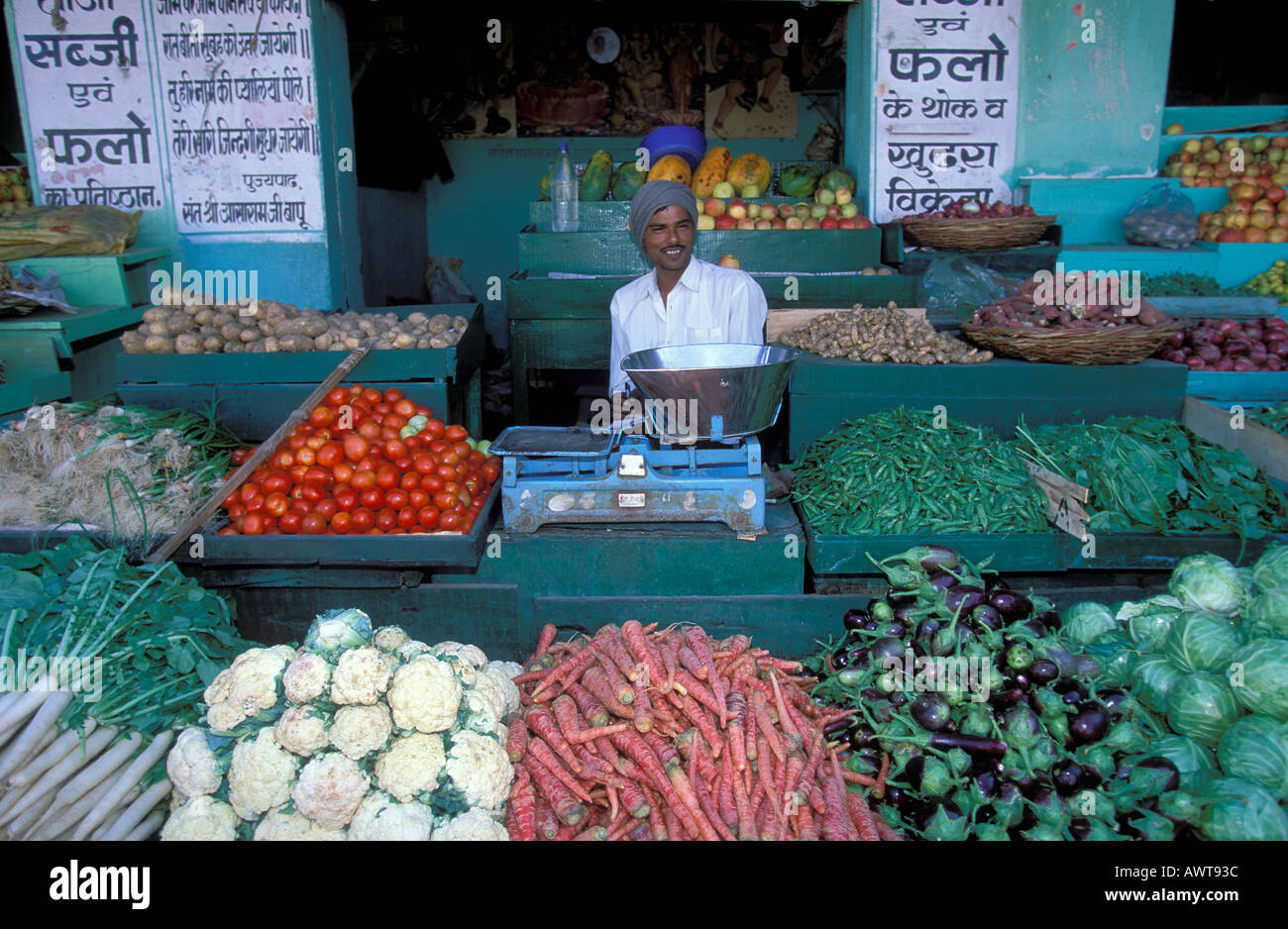 Vegetables market Rajasthan India Stock Photo - Alamy