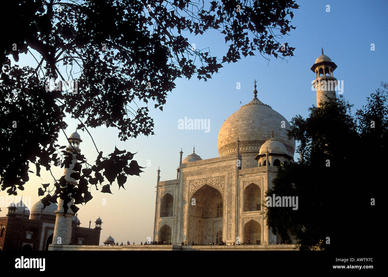 India Agra The Taj Mahal in Agra India The Taj Mahal which is a ...
