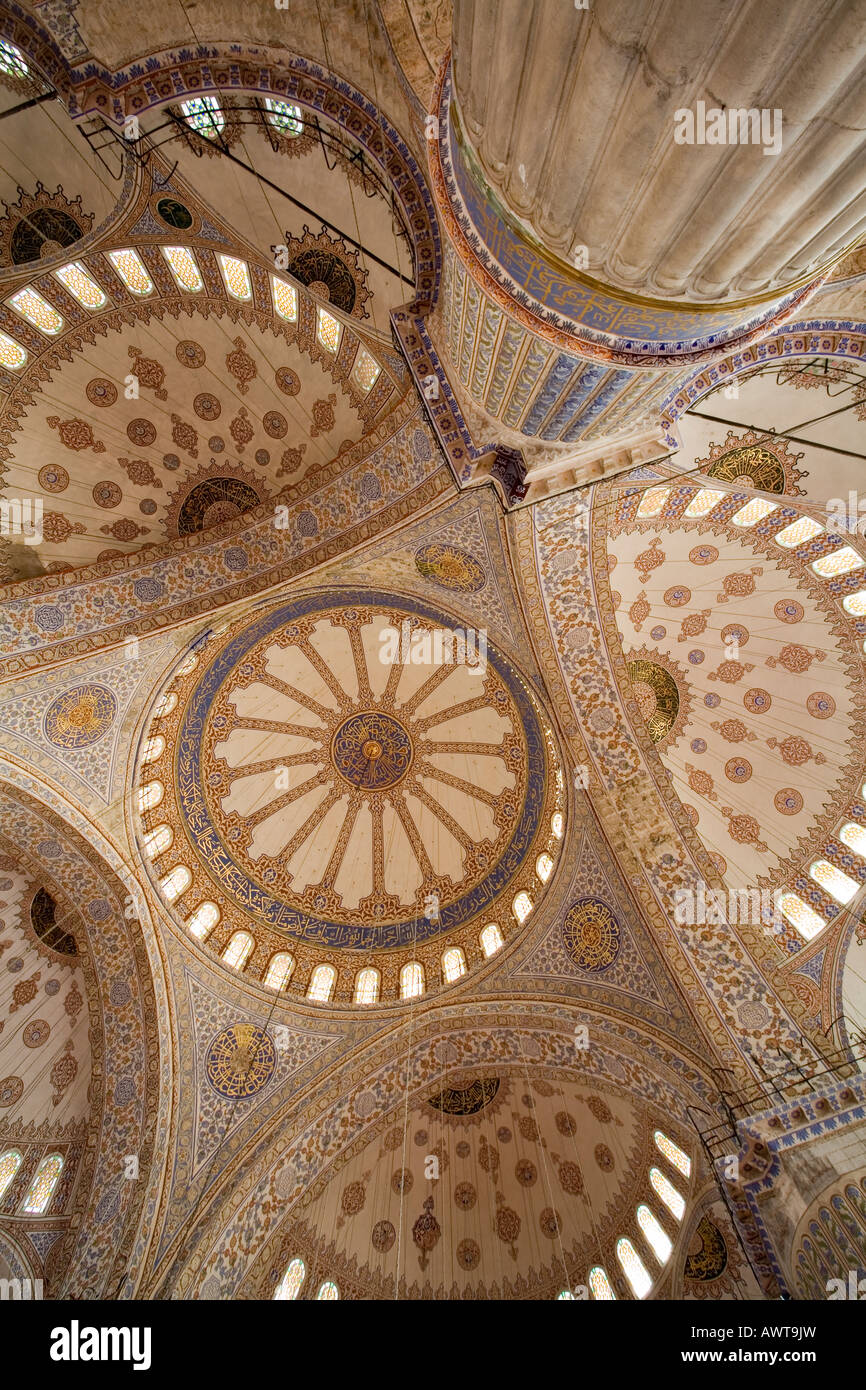 Blue Mosque interior, Istanbul, Turkey Stock Photo - Alamy