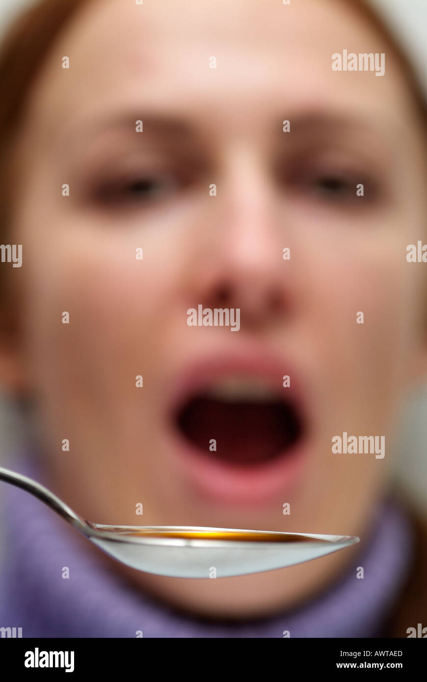 Spoonful of medicine hi-res stock photography and images - Alamy