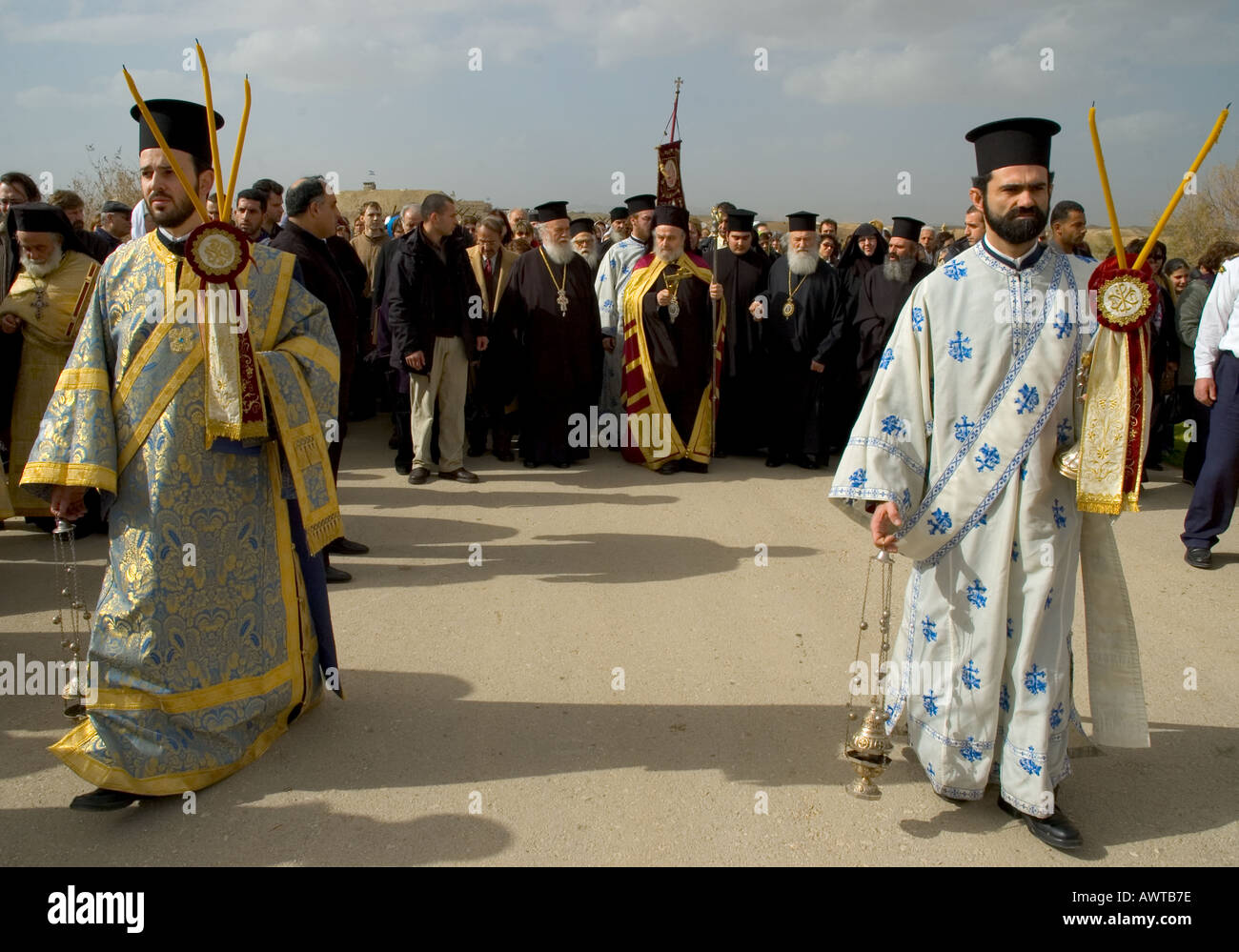 Israel No Man s Land Jordan river Qaser el yahud Yearly orthodox ...