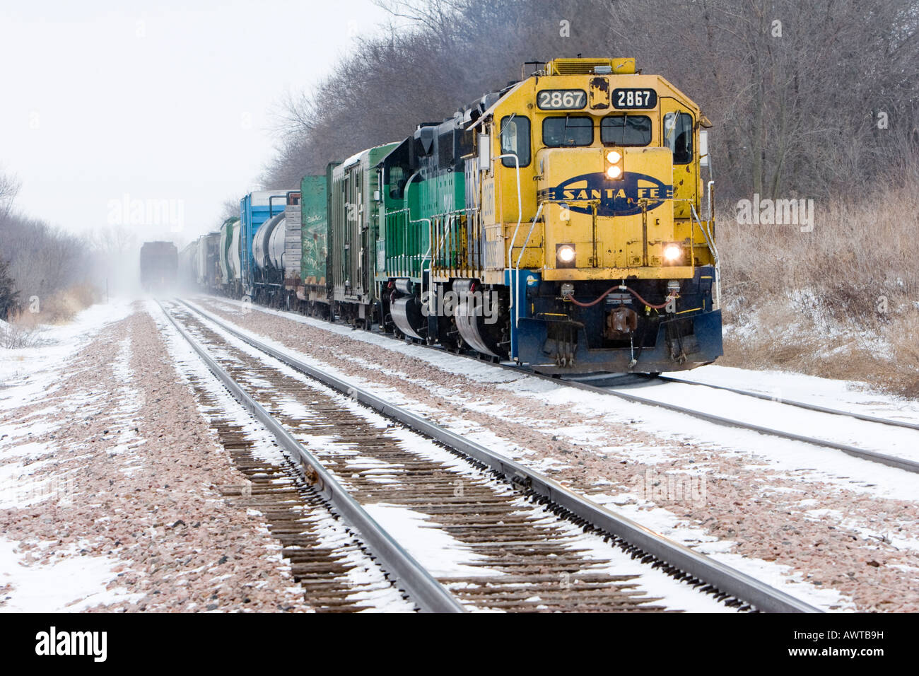 Freight train in rural nebraska hi-res stock photography and images - Alamy
