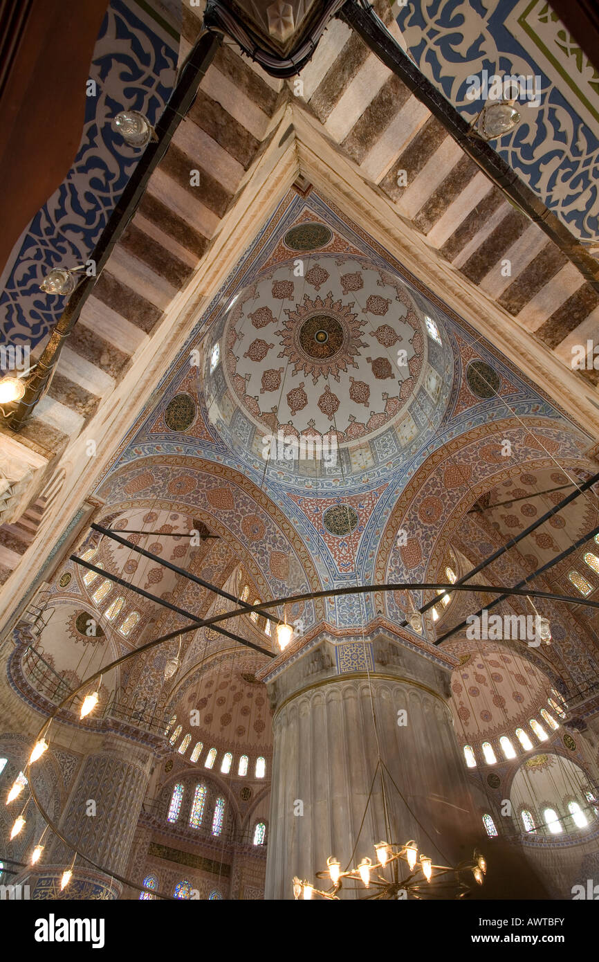 Interior of the Blue Mosque, Istanbul Turkey Stock Photo - Alamy