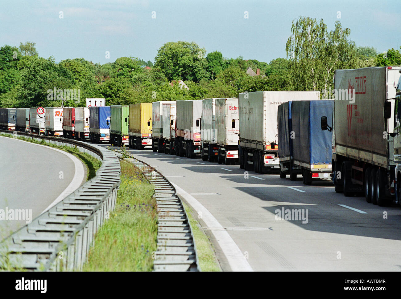 Highway poland border hi-res stock photography and images - Alamy