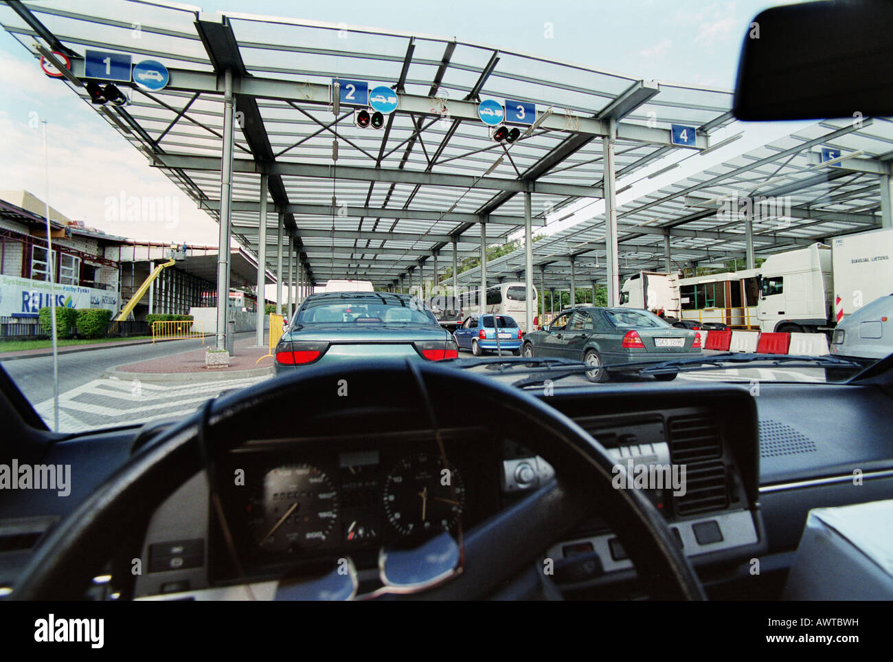 The German-Polish border, Frankfurt on the Oder, Germany Stock Photo ...