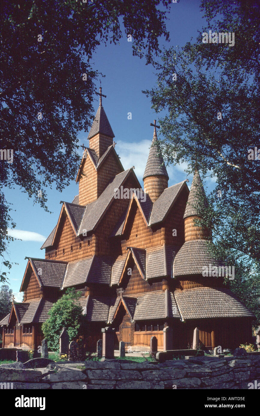 Norway. Heddal Stave Church. These medieval stave churches are among ...